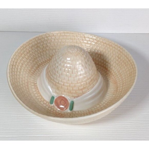 Treasure Craft | Dining | Vintage Treasure Craft Straw Sombrero Dip ...